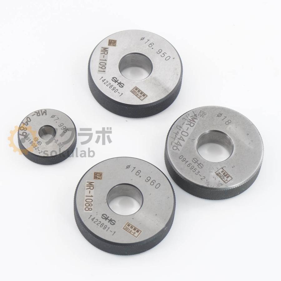 [DW]USED 8日保証 セット SHS 測範社 φ18 φ16.960 φ16.950 φ7.995 Master Ring Gauge ...