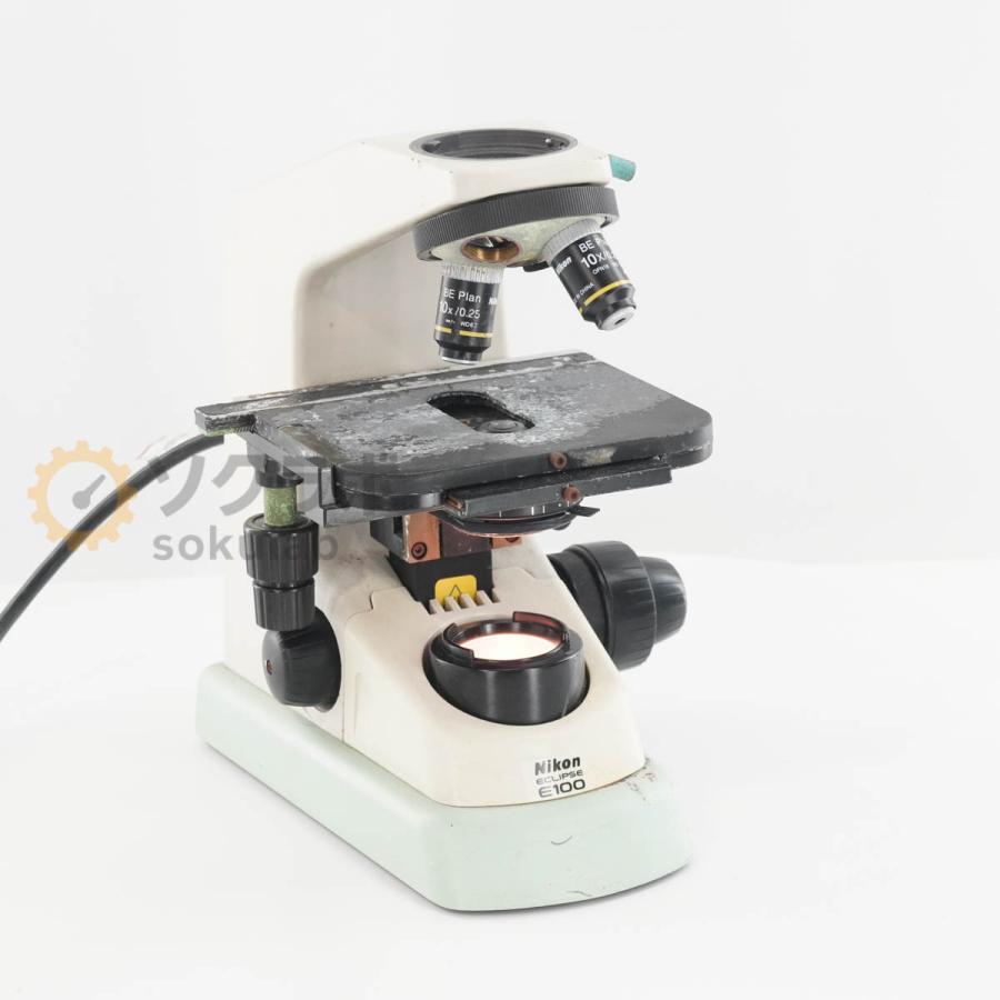 [JB]USED 保証なし NIKON ECLIPSE E100 Microscope 顕微鏡 BE Plan 10×/0.25*2 [07361-0002] : ソクラボショップ - 通販 ...
