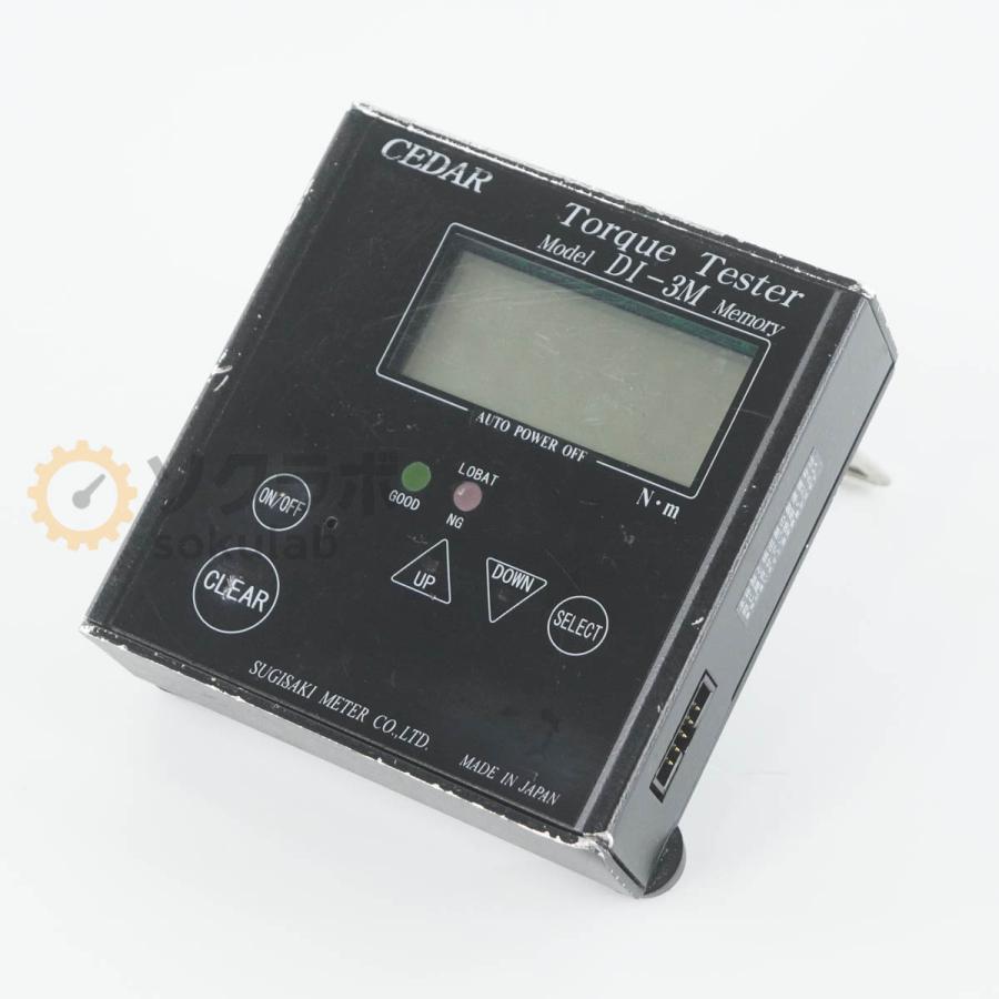 [DW]USED 8日保証 SUGISAKI METER DI-3M CEDAR Torque Tester トルクテスター トルク測定器 ...