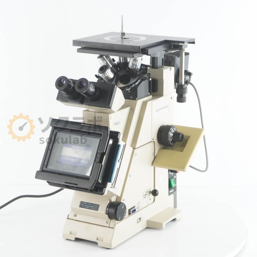 [DW]USED 8日保証 OLYMPUS PME3 Microscope 顕微鏡 倒立型金属顕微鏡 WHK10×/20L NeoSPlan ...