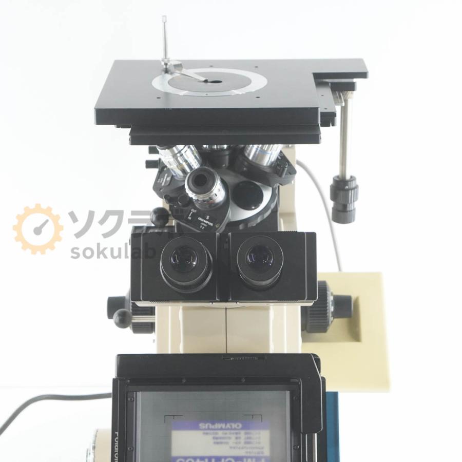 [DW]USED 8日保証 OLYMPUS PME3 Microscope 顕微鏡 倒立型金属顕微鏡 WHK10×/20L NeoSPlan ...