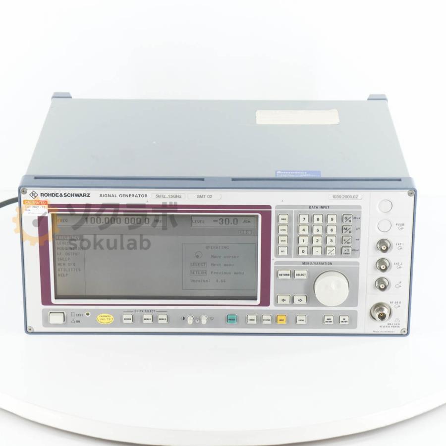 [JB]USED 保証なし Rohde & Schwarz SMT 02 1039.2000.02 SMT02 SIGNAL ...