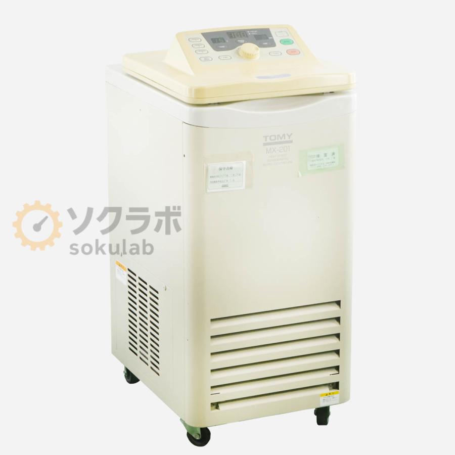 [DW]USED 8日保証 TOMY MX-201 HIGH SPEED REFRIGERATED MICRO CENTRIFUGE 微量高速 ...