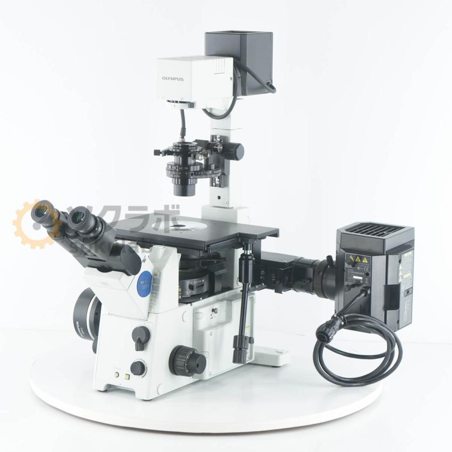 [DW]USED 8日保証 OLYMPUS IX71S1F-3 IX71 Microscope 倒立型リサーチ顕微鏡 WHN10×/22 4× ...