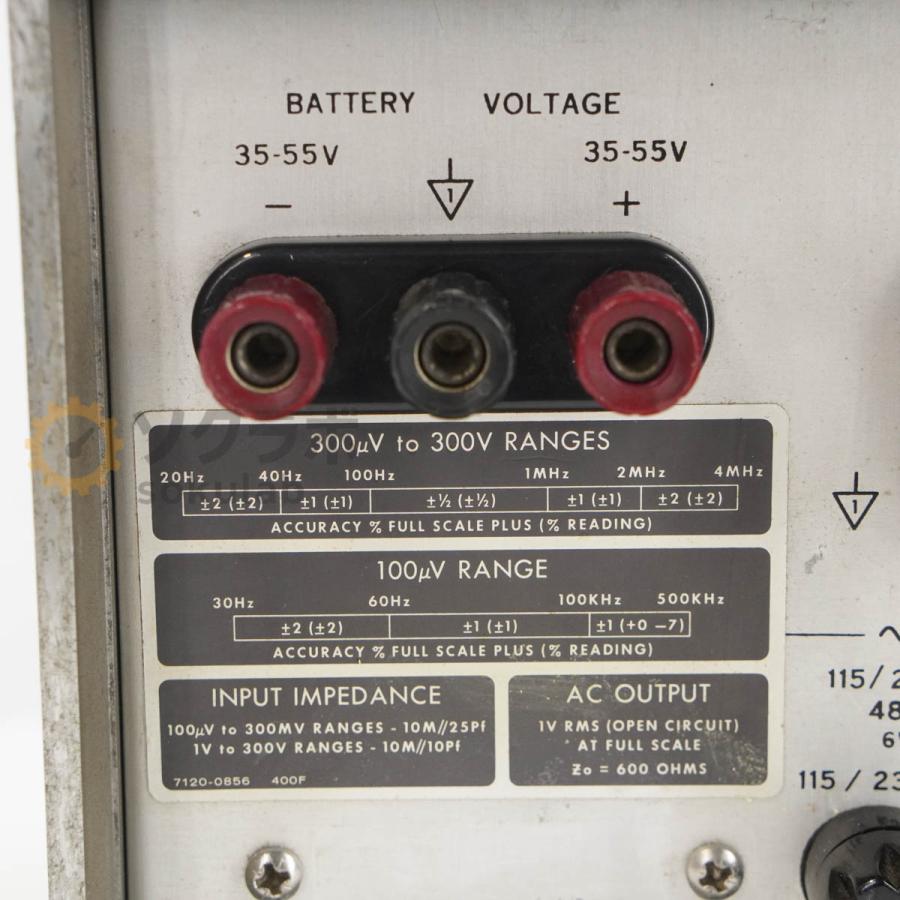 [JB]USED 保証なし hp 400F AC VOLTMETER AC電圧計 ACボルトメーター [07462-0047] : ソクラボ ...