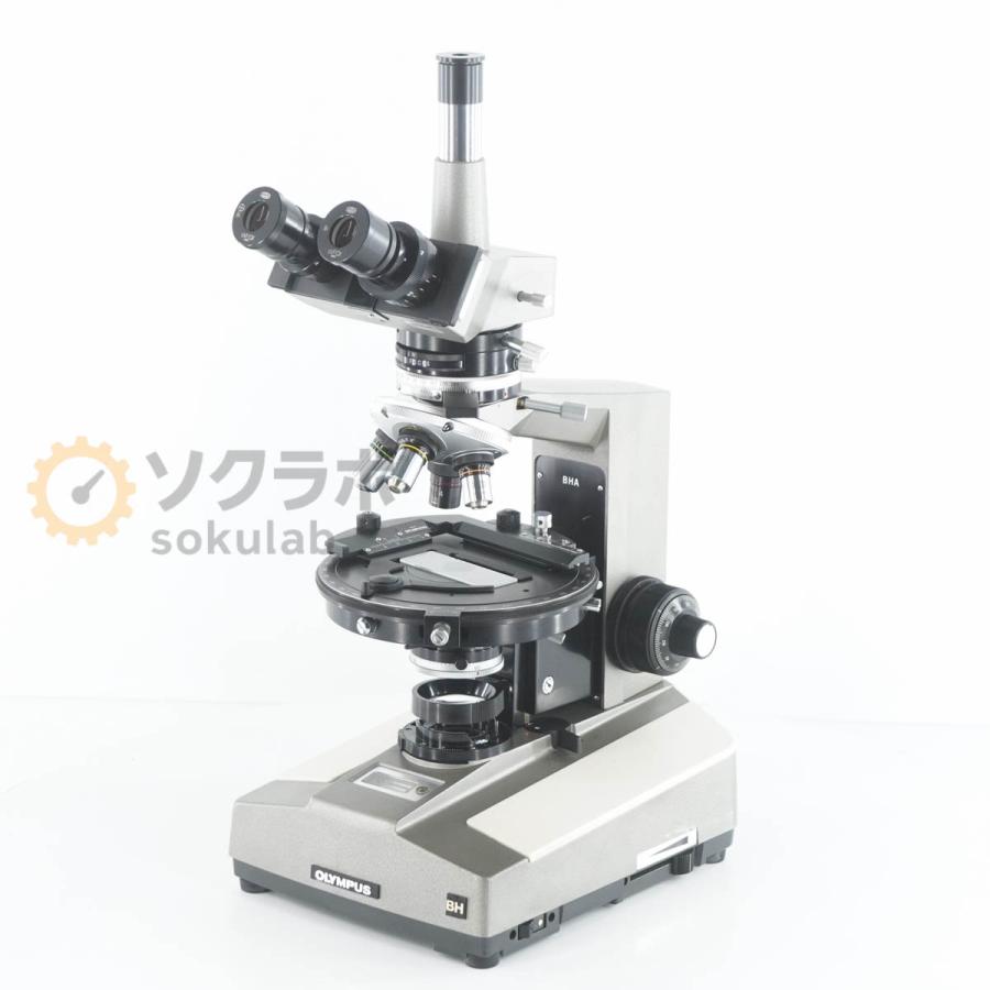 [DW]USED 8日保証 OLYMPUS BHA-P BH Microscope 顕微鏡 WF10× K5× Plan4 PO10 PO20 ...
