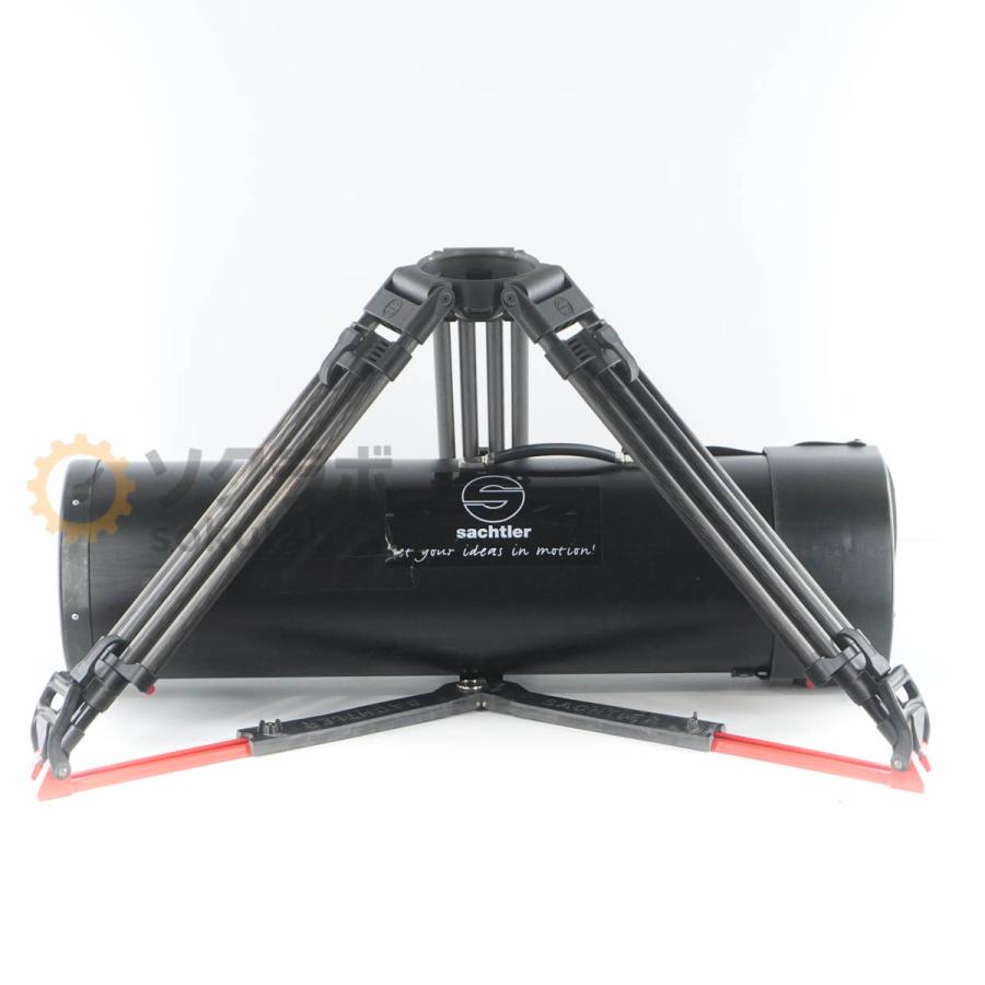 [PG]USED 8日保証 SACHTLER EFP 2 CF カーボン 三段 三脚 トライポッド Tripod ケース付 [07467 ...