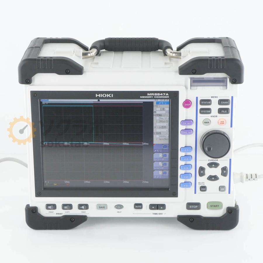 [DW]USED 8日保証 HIOKI MR8847A MR8847-51 MEMORY HiCORDER メモリハイコーダ メモリーハイコーダー 8966*6 L9198*6 電源 ...