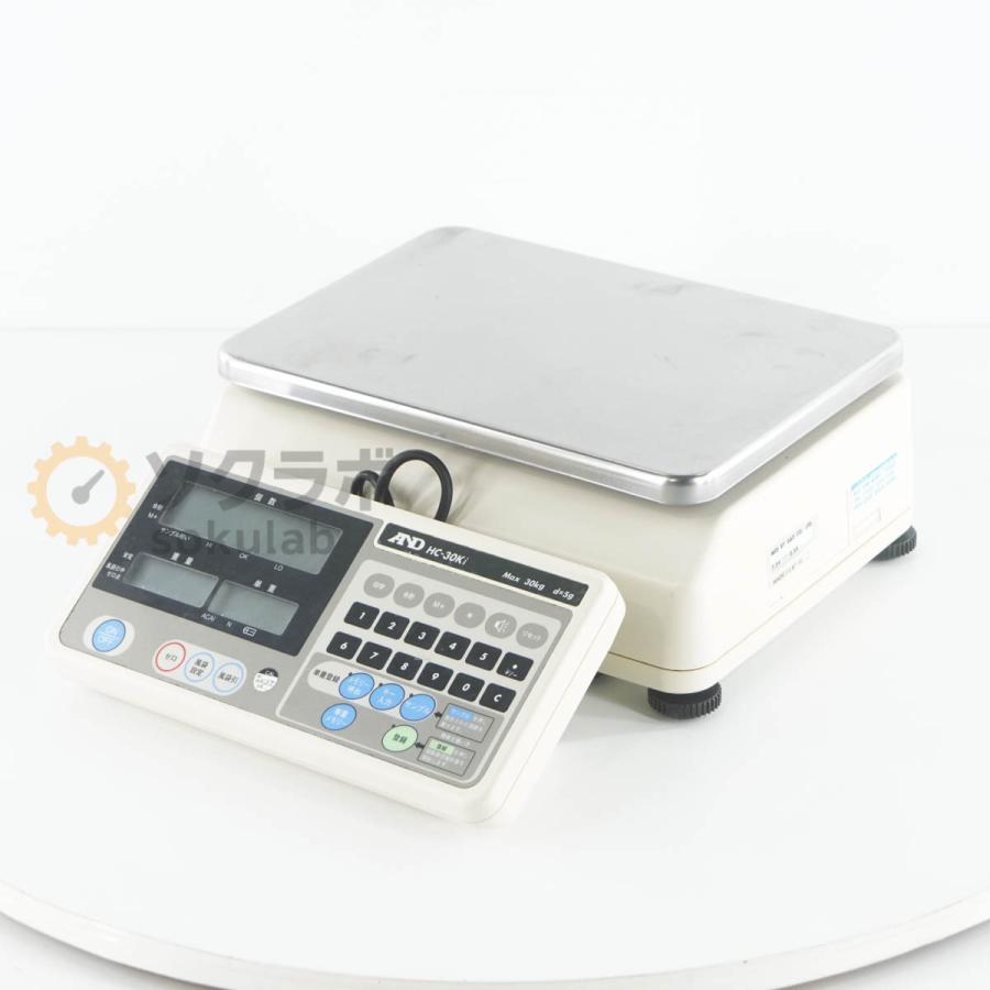 [JB]USED 保証なし A＆D HC-30Ki HC-i カウンティングスケール 個数計 セパレート可能 Scale ひょう量30kg ...