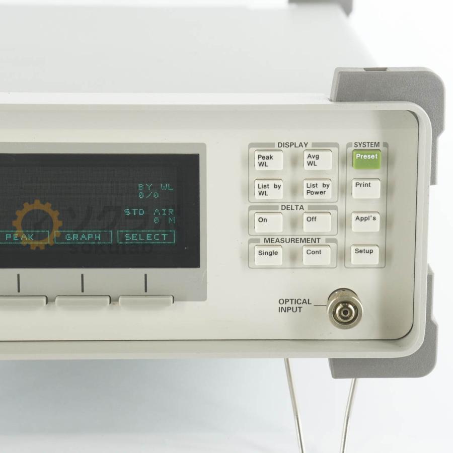 [JB]USED 保証なし Agilent 86120C ATO-27643 MULTI-WAVELENGTH METER マルチウェーブレングスメーター 光波長計 OPT 021 U ...