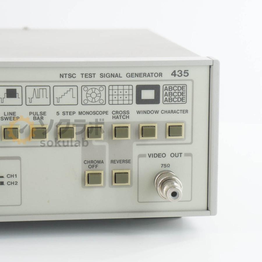 [DW]USED 8日保証 LEADER 435 NTSC TEST SIGNAL GENERATOR NTSCテストシグナルジェネレーター ...