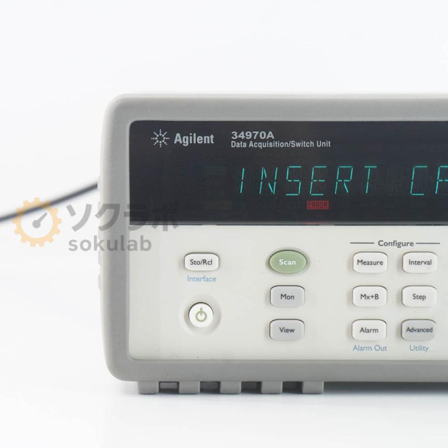 [DW]USED 8日保証 Agilent 34970A Data Acquisition/Switch Unit データ収集 データロガー ...