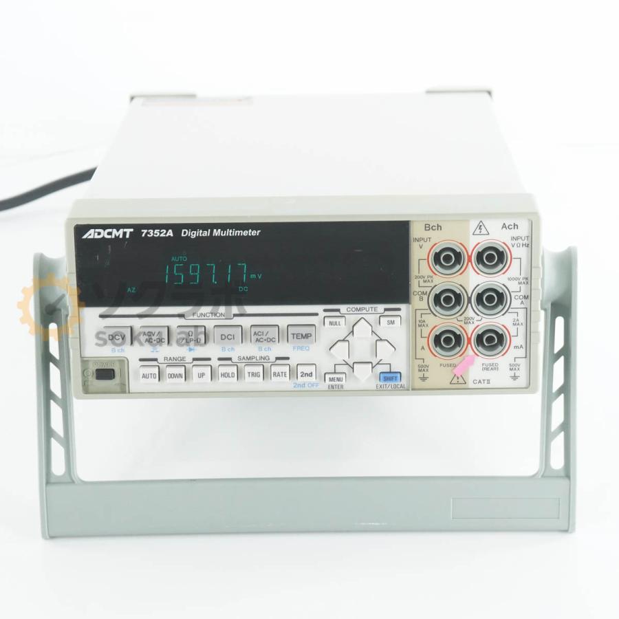 [DW]USED 8日保証 ADCMT 7352A DMM Digital Multimeter デジタルマルチメーター [07734 ...