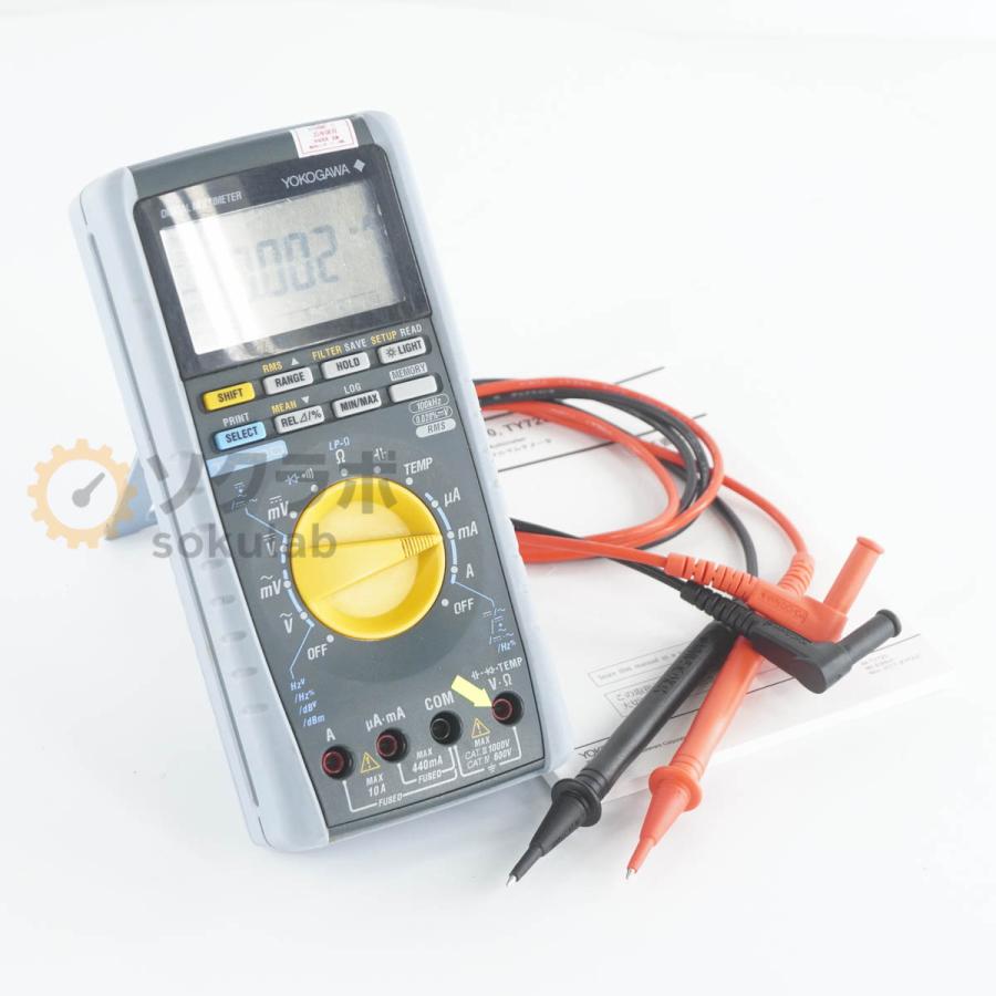 [JB]USED 保証なし YOKOGAWA TY720 DMM DIGITAL MULTIMETER デジタルマルチメーター 取扱説明書 ...