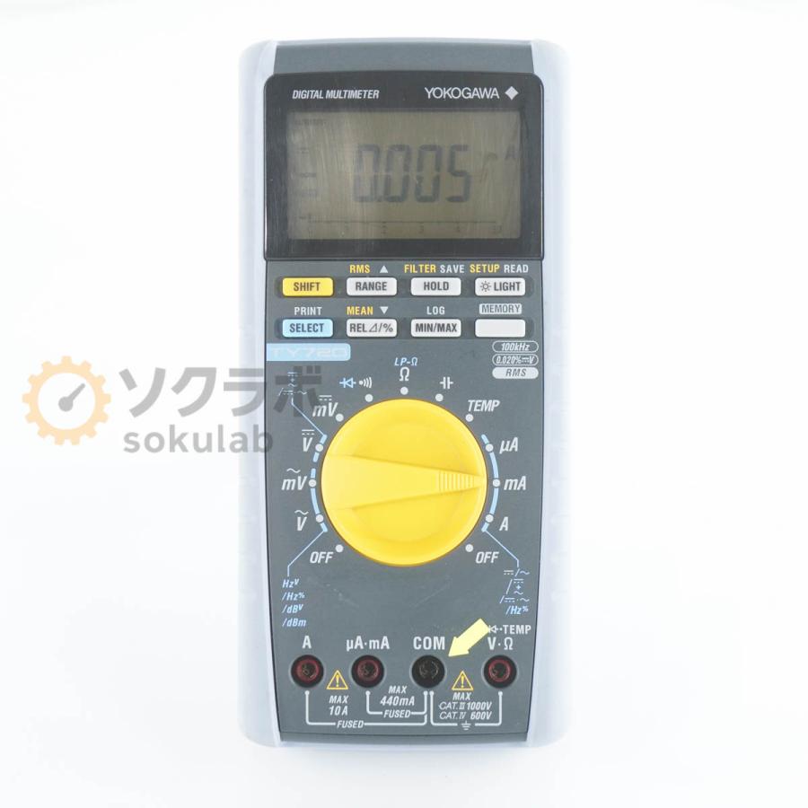 [DW]USED 8日保証 YOKOGAWA TY720 DMM DIGITAL MULTIMETER デジタルマルチメーター 取扱説明書 ...