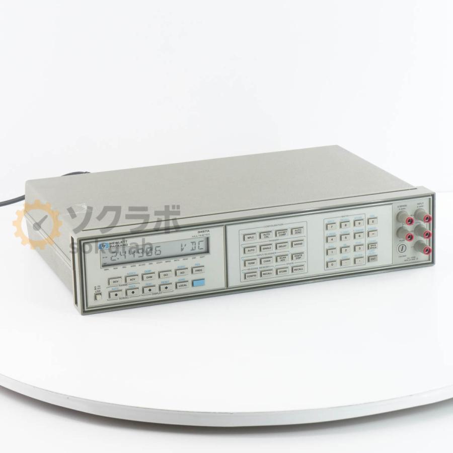 [DW]USED 8日保証 hp 3457A DMM DIGITAL MULTIMETER デジタルマルチメーター マルチメーター 電源コード ...