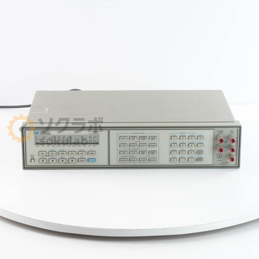 [DW]USED 8日保証 hp 3457A DMM DIGITAL MULTIMETER デジタルマルチメーター マルチメーター 電源コード ...