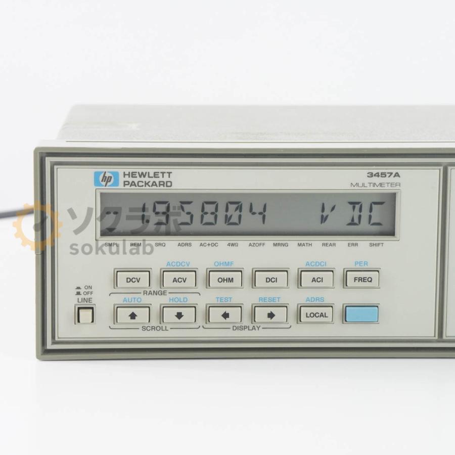[DW]USED 8日保証 hp 3457A DMM DIGITAL MULTIMETER デジタルマルチメーター マルチメーター 電源コード ...