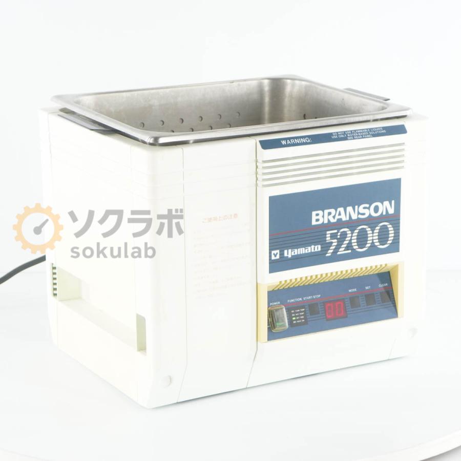 [JB]USED 保証なし yamato 5200 B5200 BRANSON BRANSONIC ULTRASONIC CLEANER 超 ...
