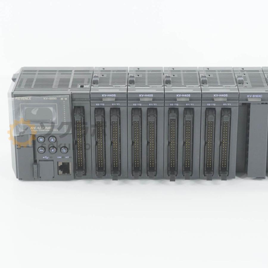 [PG]USED 8日保証 KEYENCE KV-5000 KV-H40S KV-B16XC KV-B16TD KV-TF40 PLC ...