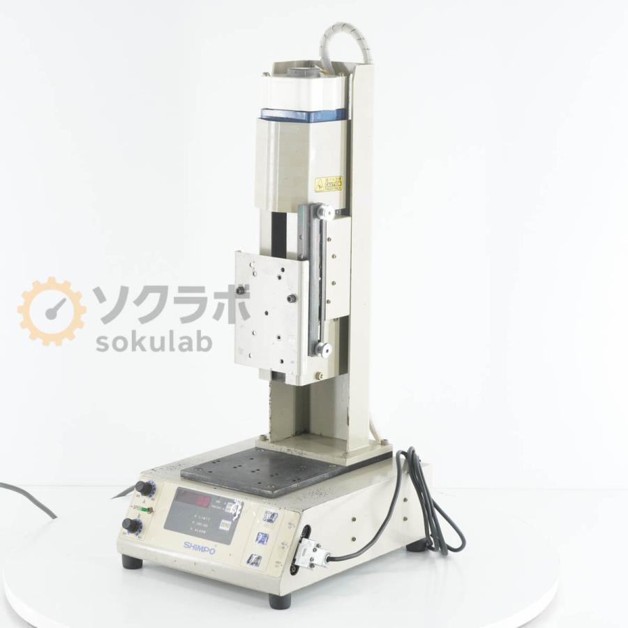 [DW]USED 8日保証 SHIMPO FGS-50V-L FORCE GAUGE TEST STAND 電動フォースゲージスタンド 低速 ...