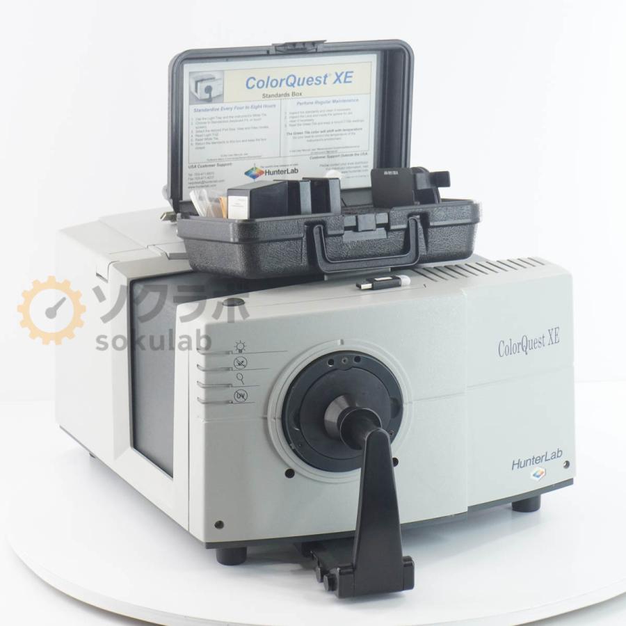 [DW]USED 8日保証 HunterLab ColorQuest XE Spectrophotometer 分光光度計 色相検査機 電源 ...