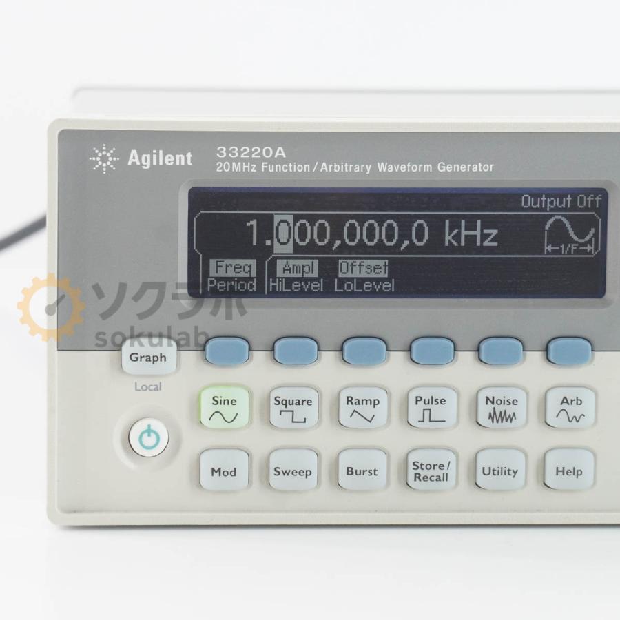 [DW]USED 8日保証 セルフテストOK Agilent 33220A AWG Function/Arbitrary Waveform ...