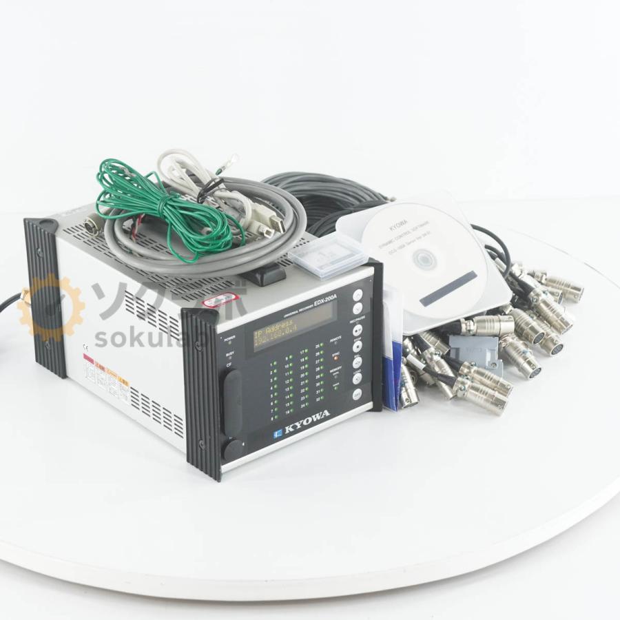 [DW]USED 8日保証 次期校正2026年9月 KYOWA EDX-200A-4H EDX-200A UNIVERSAL RECORDER ...