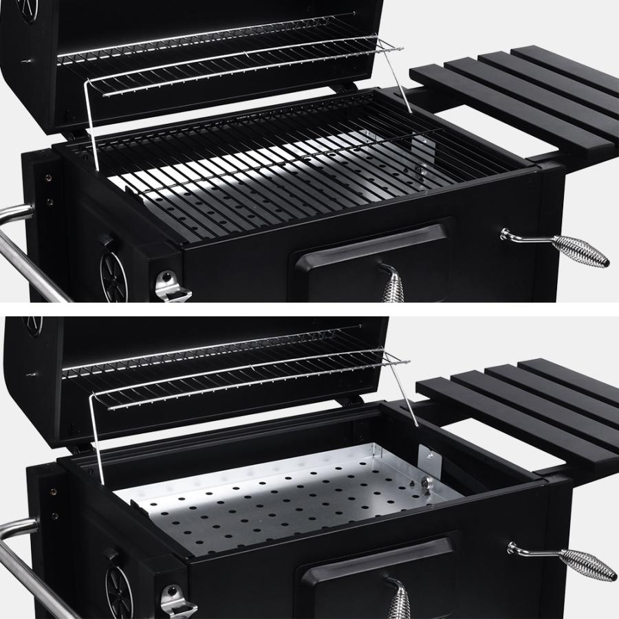 バーベキューコンロ 大型 蓋付き 折りたたみ ステンレス バーベキュー