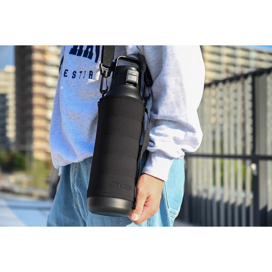 タイガー（TIGER） 水筒 カバー 1L 1.2L 1.5L ケース 持ち運び 1リットル 1.5リットル ステンレスボトル ポーチ 洗濯機 ...