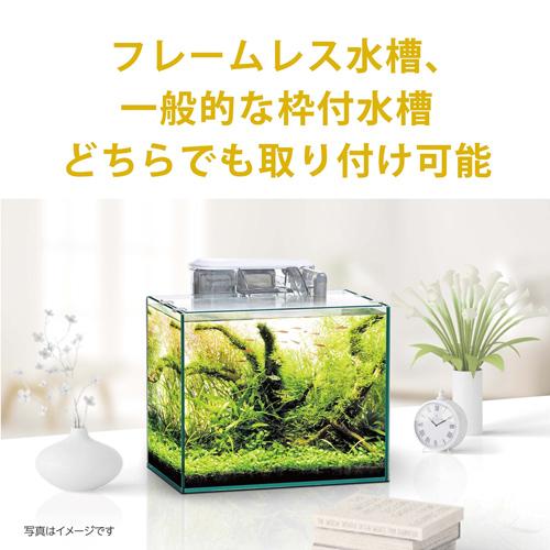 GEX 【新商品】 GEX スリムフィルター DC-X S2 適合水量25L以下 専用ろ過材2個付 淡水海水両用 流量調節可能 水槽用 外掛けフィルター : ディスカウントアクア - 通販 ...