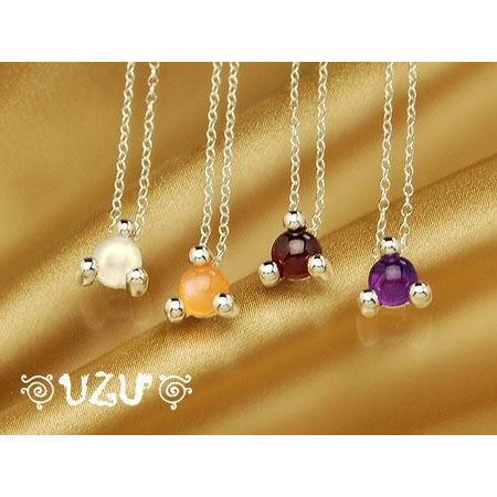 UZU ウズ ネックレス レディース アクセサリー シルバー925 ペンダント ムーンストーン オレンジムーンストーン ガーネット アメジスト 純正チェーン付き NE-12 : 正規品取扱店 ...