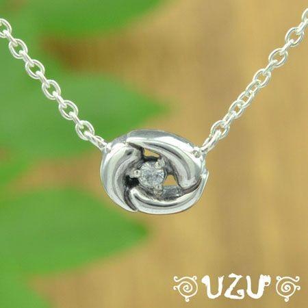 UZU ウズ ネックレス レディース アクセサリー シルバー925 ペンダント イブシ仕上げ czクリアー NE-274 : 正規品取扱店 Jewelry&Watch STT - 通販 ...
