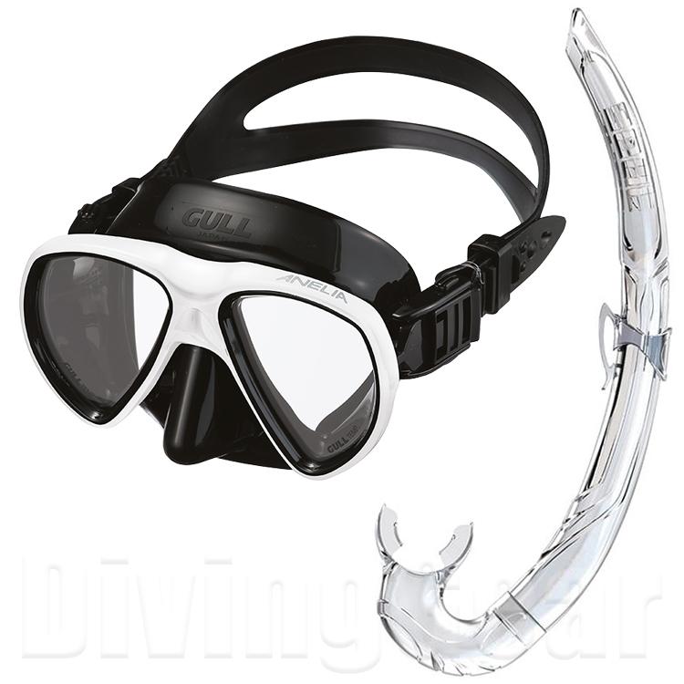 GULL GULL(ガル) アネリア マスク / リキッドスノーケル 軽器材2点セット ANELIA LIQUID SNORKEL SET ...