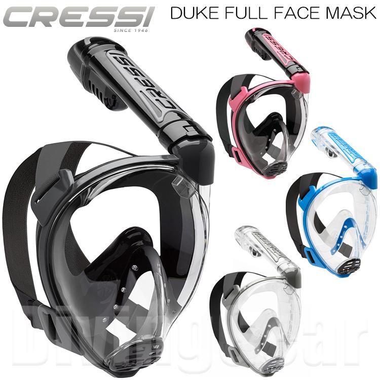 Cressi(クレッシー) DUKE FULL FACE MASK デュークフルフェイスマスク [スノーケリング用マスク ...