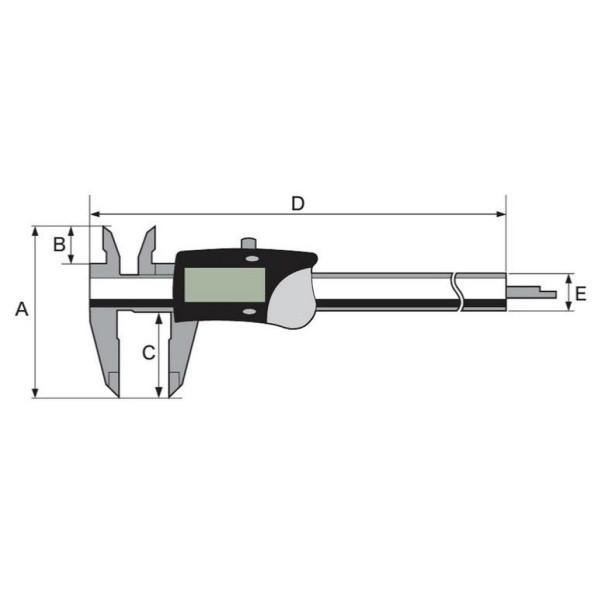 エー・アンド・ディ デジタルノギス AD‐5764Aシリーズ 300MM AD5764A300 8503 : DIY FACTORY ...