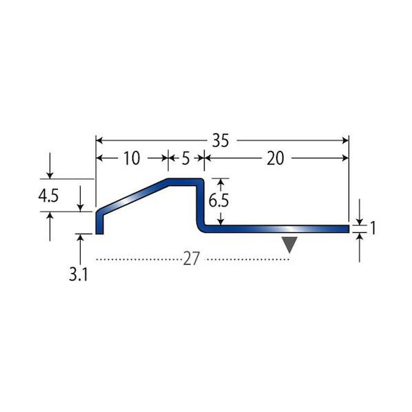 アシスト 20-307 ステンレス見切り 穴明 2.00M 20-30722 : DIY FACTORY ONLINE SHOP - 通販 - Yahoo!ショッピング