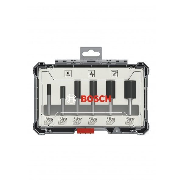 BOSCH（DIY、工具） ボッシュ ルーター・トリマービット ストレート 6本 2607017465 1個 : DIY FACTORY ...