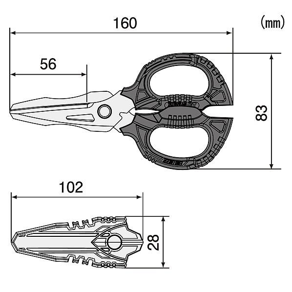 エンジニア 鉄腕ハサミGT PH-55 : DIY FACTORY ONLINE SHOP - 通販 - Yahoo!ショッピング