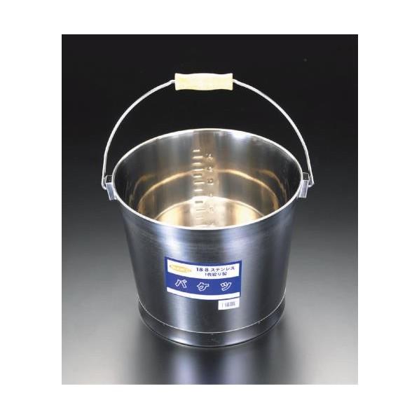 エスコ [ステンレス製]バケツ 15L EA508S-15 : DIY FACTORY ONLINE SHOP - 通販 - Yahoo!ショッピング