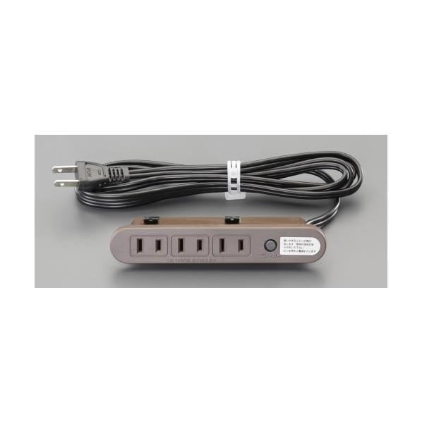 エスコ(esco) AC125V/15Ax1.8m コンセント(埋め込み/茶) EA815HS-12 :E22-164641:DIY FACTORY ONLINE SHOP - 通販 ...
