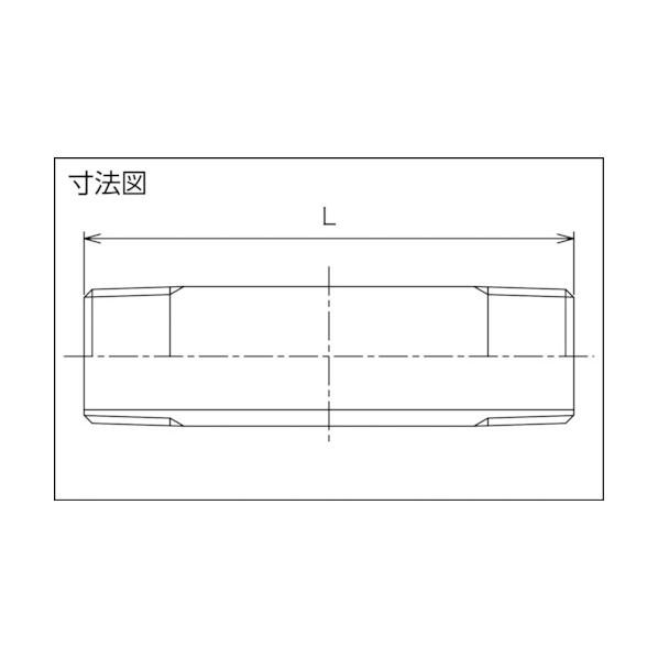 フローバル 両長ニップル（SUS304TP）04120024 VLN-S40-04200 : DIY FACTORY ONLINE SHOP ...