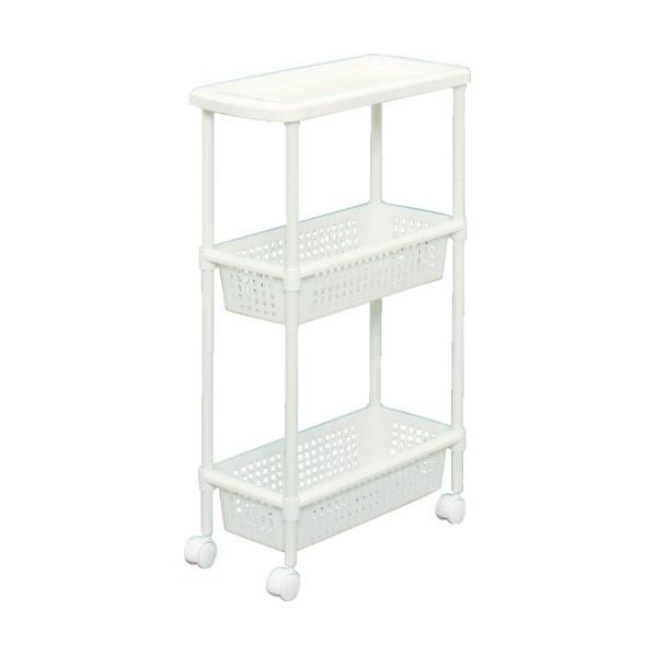 IRIS OHYAMA アイリスオーヤマ メタルポールワゴン ホワイト 390 x 215 160 mm MKW-3S 1点 : DIY FACTORY ONLINE SHOP - 通販 ...