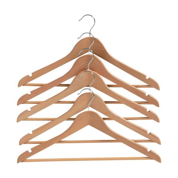 アイリスオーヤマ 木製ハンガー5本組 ナチュラル MH-5P : i14-4576 : DIY FACTORY ONLINE SHOP - 通販 - Yahoo!ショッピング