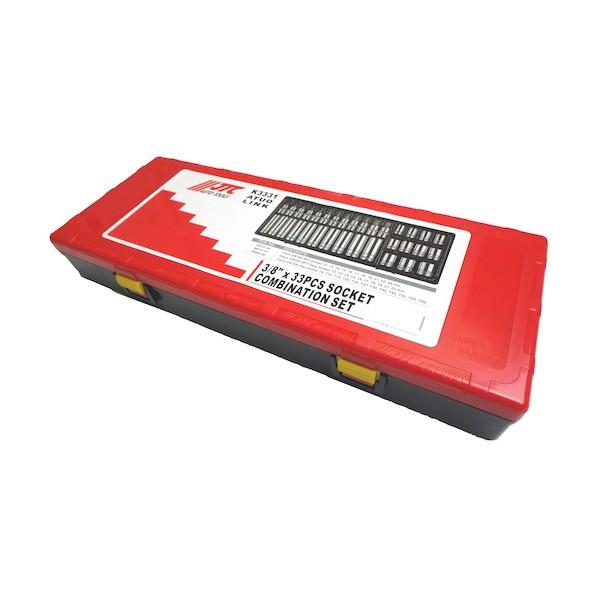 JTC Auto Tools 9.5mm 33PCS ソケットコンビネーションセット JTCK3331 :J122-3598:DIY FACTORY ONLINE SHOP - 通販 ...