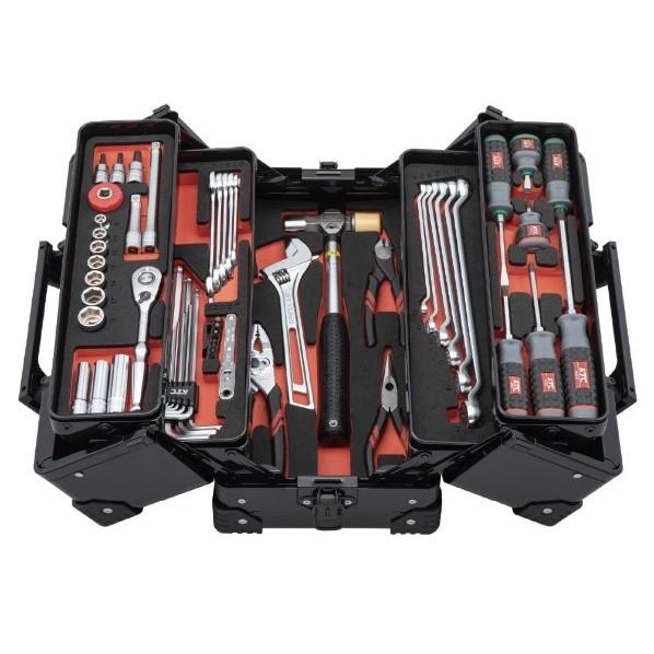 KTC 京都機械工具 2025 SKセール 56点組 9.5sq 持ち運び 両開きメタルケース工具セット ブラック SK35625WZGBK : DIY FACTORY ONLINE SHOP ...