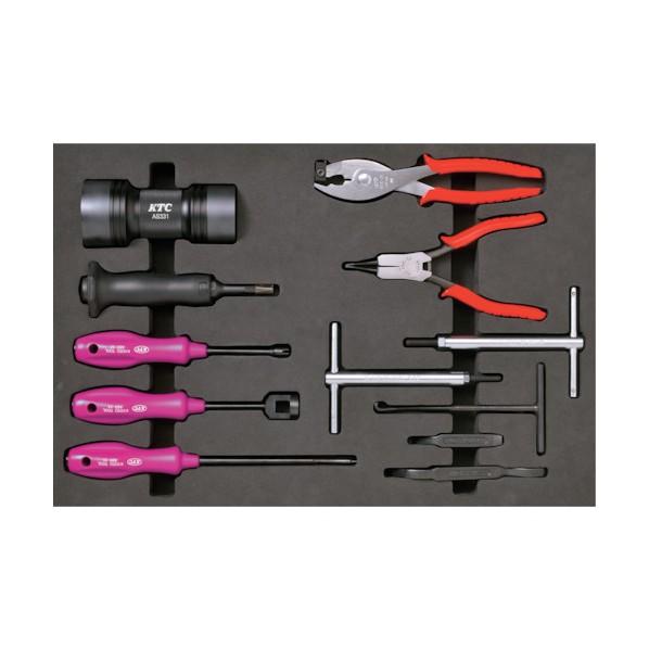 KTC ブレーキメンテナンスツールセット(ドラムブレーキ用) ATBX12A : k09-9216 : DIY FACTORY ONLINE SHOP - 通販 - Yahoo!ショッピング