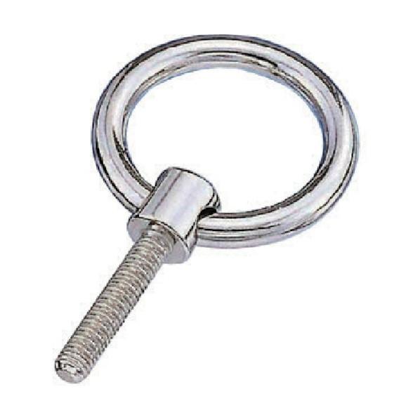 水本機械 水本 ステンレス つば付リングボルト（ブネジ） 捻子径W−1／4 58 x 45 10 mm LBT-6W13 : DIY ...