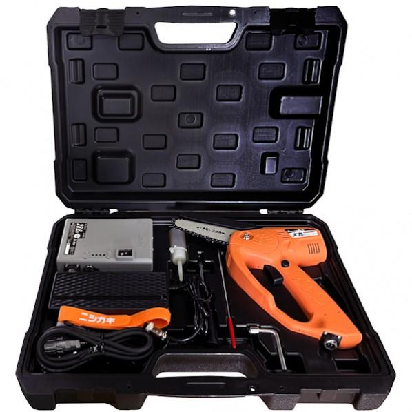 ニシガキ 太丸チェンソーPRO(充電器、充電池付) 橙 N-950 : DIY FACTORY ONLINE SHOP - 通販 ...