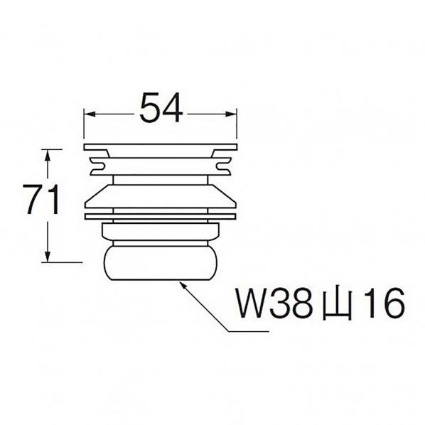 SANEI 丸鉢排水栓 PH31-32 :s08-10032:DIY FACTORY ONLINE SHOP - 通販 - Yahoo!ショッピング